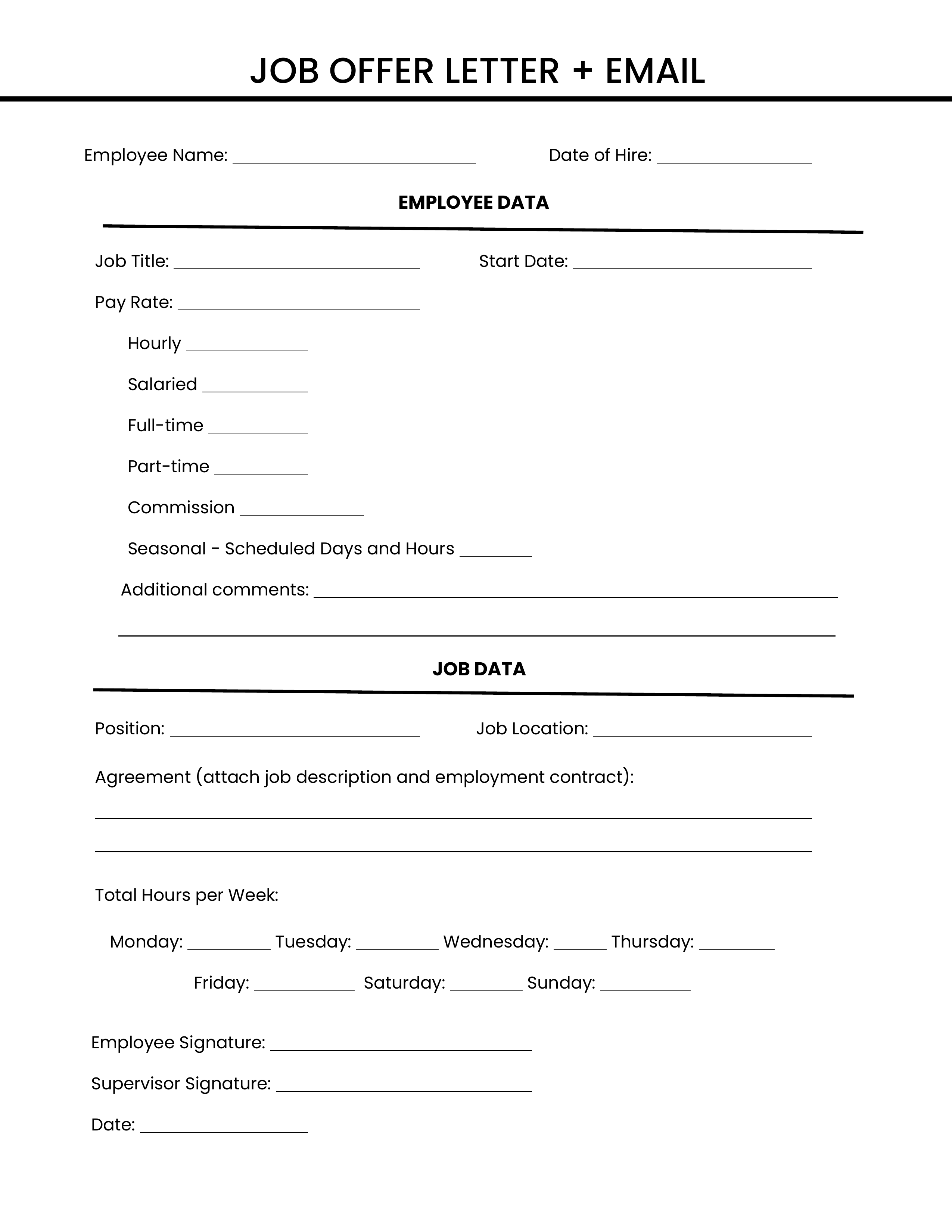 Job Offer Letter | Medusa Store